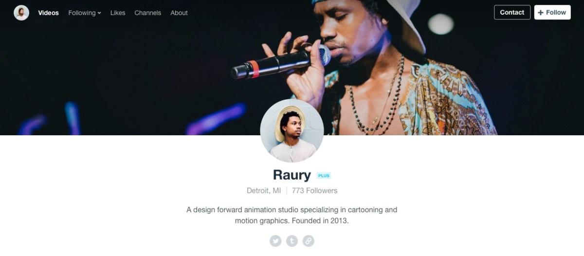 Vimeo Profile Redesign – Justin Dickinson